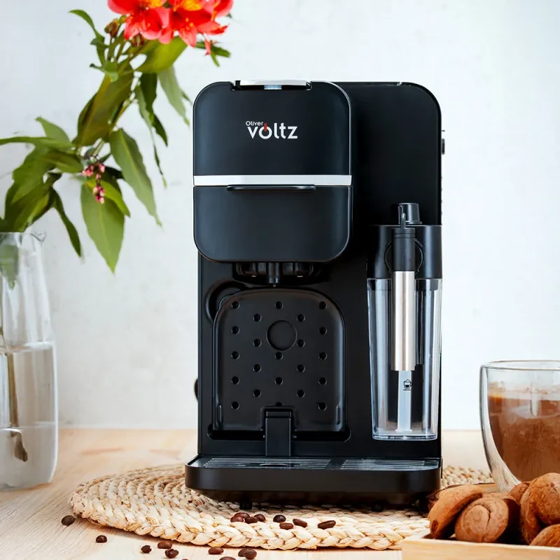 Espressor capsule si cafea macinata 8in1 Oliver Voltz OV51171I5, 1350W ...