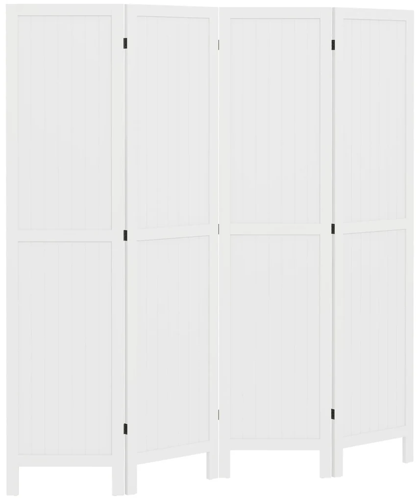 HOMCOM Paravan din lemn, separator de cameră, cloison interieur pliabil ...