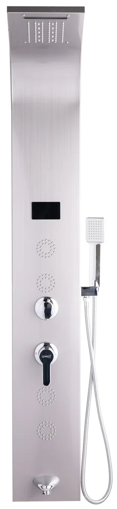 Panou dus TRENDY’S,cu hidromasaj inox 5 functii Digital Thermo,gri ...