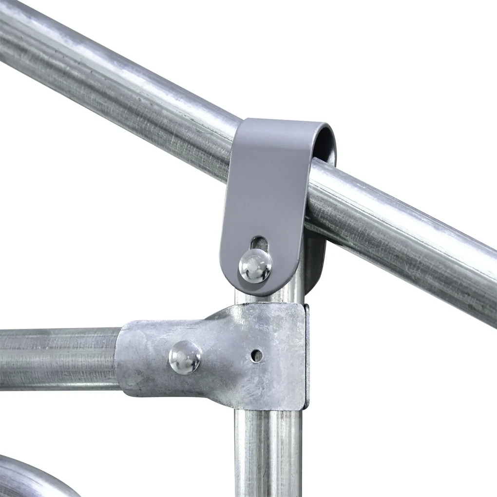 Cotet gaini PawHut cu Cadru Zincat si Plasa Hexagonala, Acoperis din ...