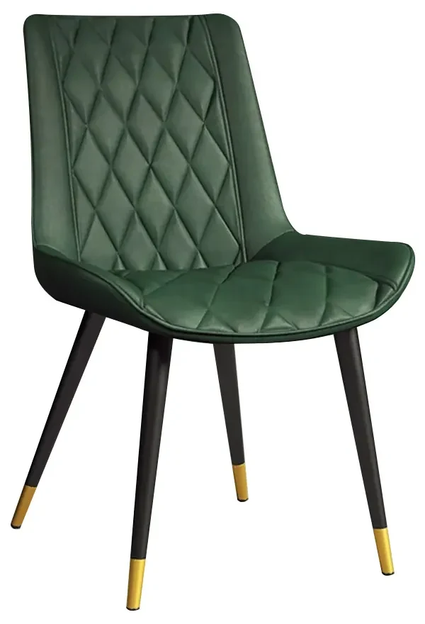 Scaun verde pentru bucătărie, soft, în stil art nouveau - 2 buc ...