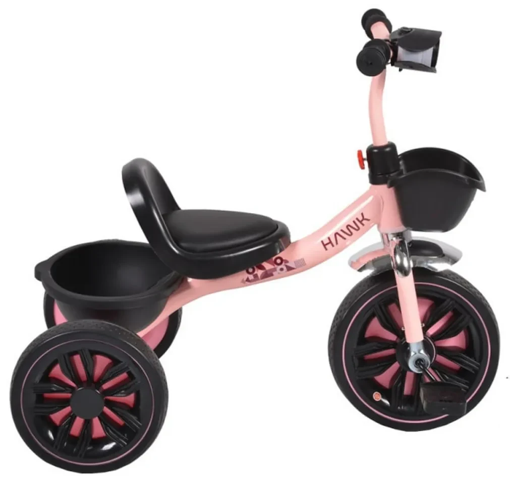 Tricicleta cu pedale NOVOKIDS™ Hawk Trike , Cu melodii si lumini, Doua ...
