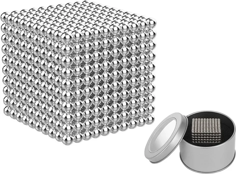 Joc Bile Magnetice NeoCube Antistres, 1000 piese, Diametru Bile 3mm ...