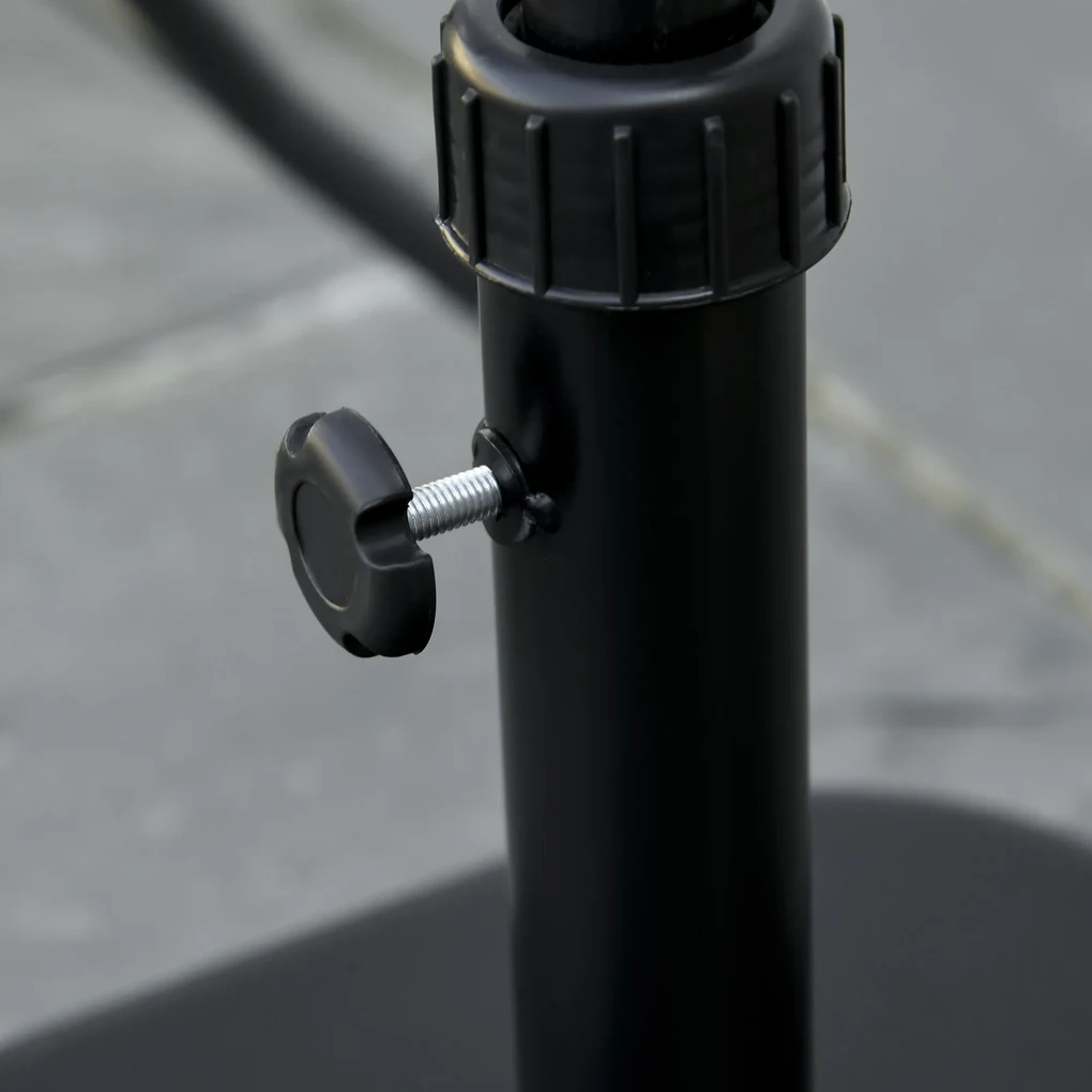 Outsunny Suport Umbrelă de Grădină din Beton 11kg, Bază Pătrată Stabilă ...