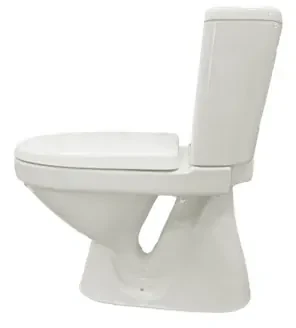 Vas WC compact Mito, Roma, cu rezervor evacuare orizontala si capac din ...