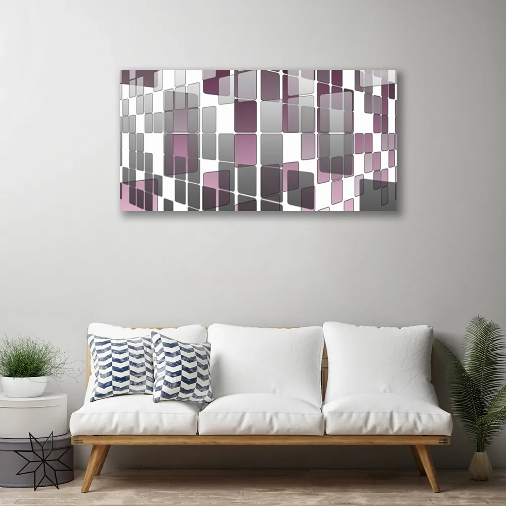 Tablou pe panza canvas Abstract Art Gri Alb Brun | BIANO