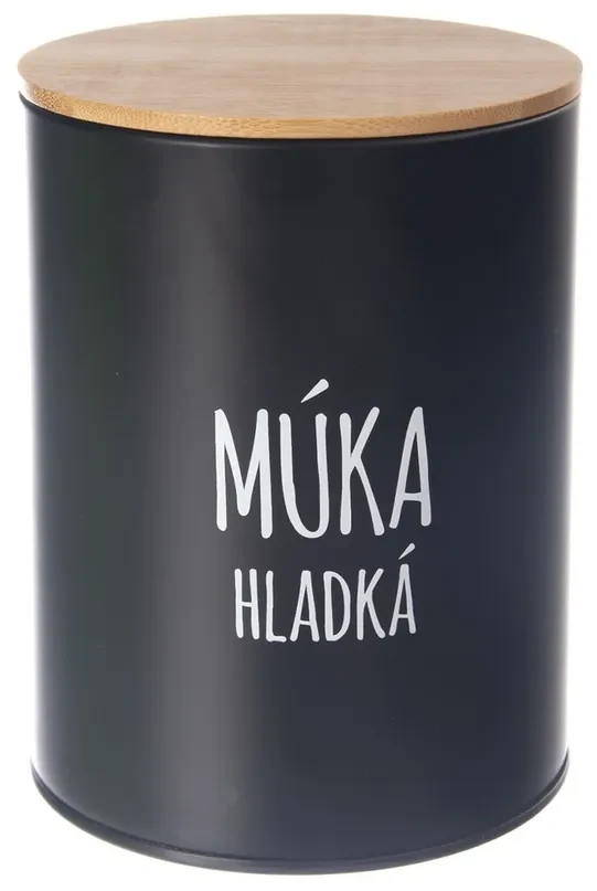 Cutie Orion pentru făină simplă BLACK | BIANO