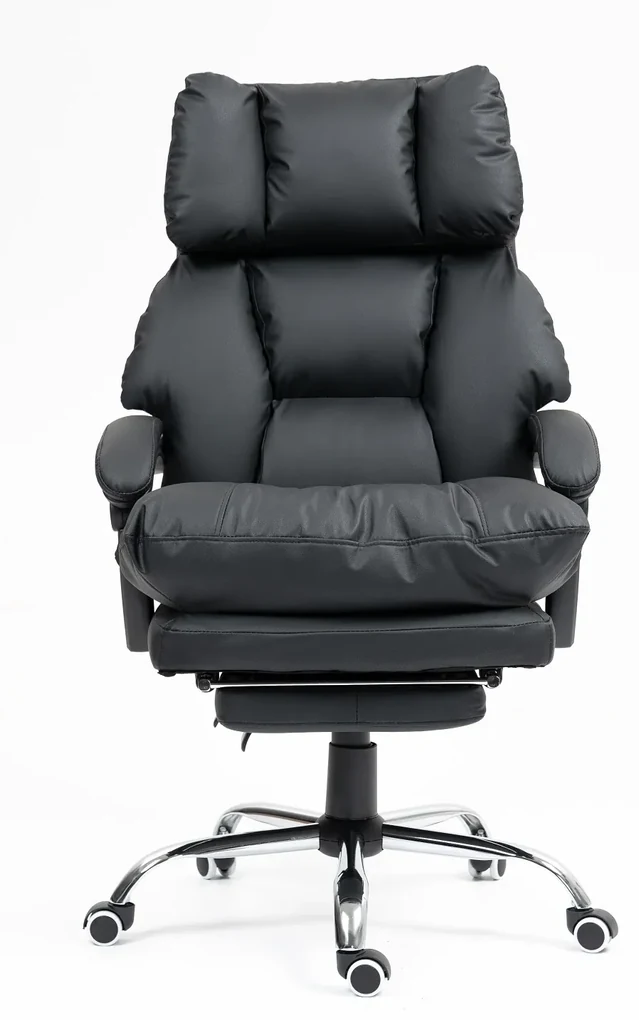 Scaun directorial, suport pentru picioare, pivotant la 360°, înălțime ...