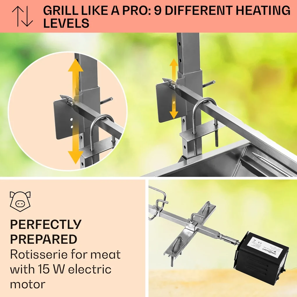 Sauerland gratar carne de porc cu motor de rotisor | BIANO