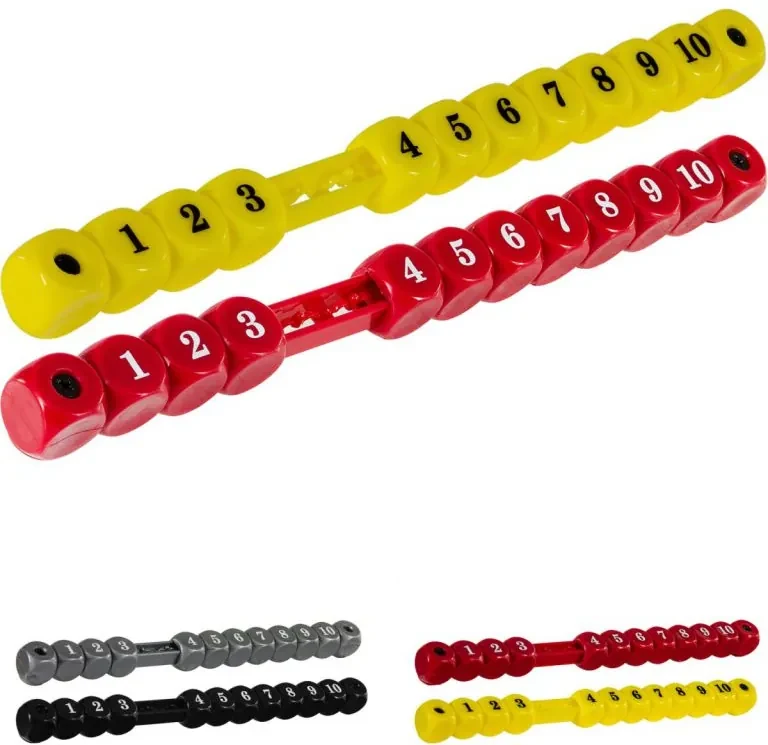 Contor manual TUNIRO pentru fotbal,roșu/galben,2 buc | BIANO