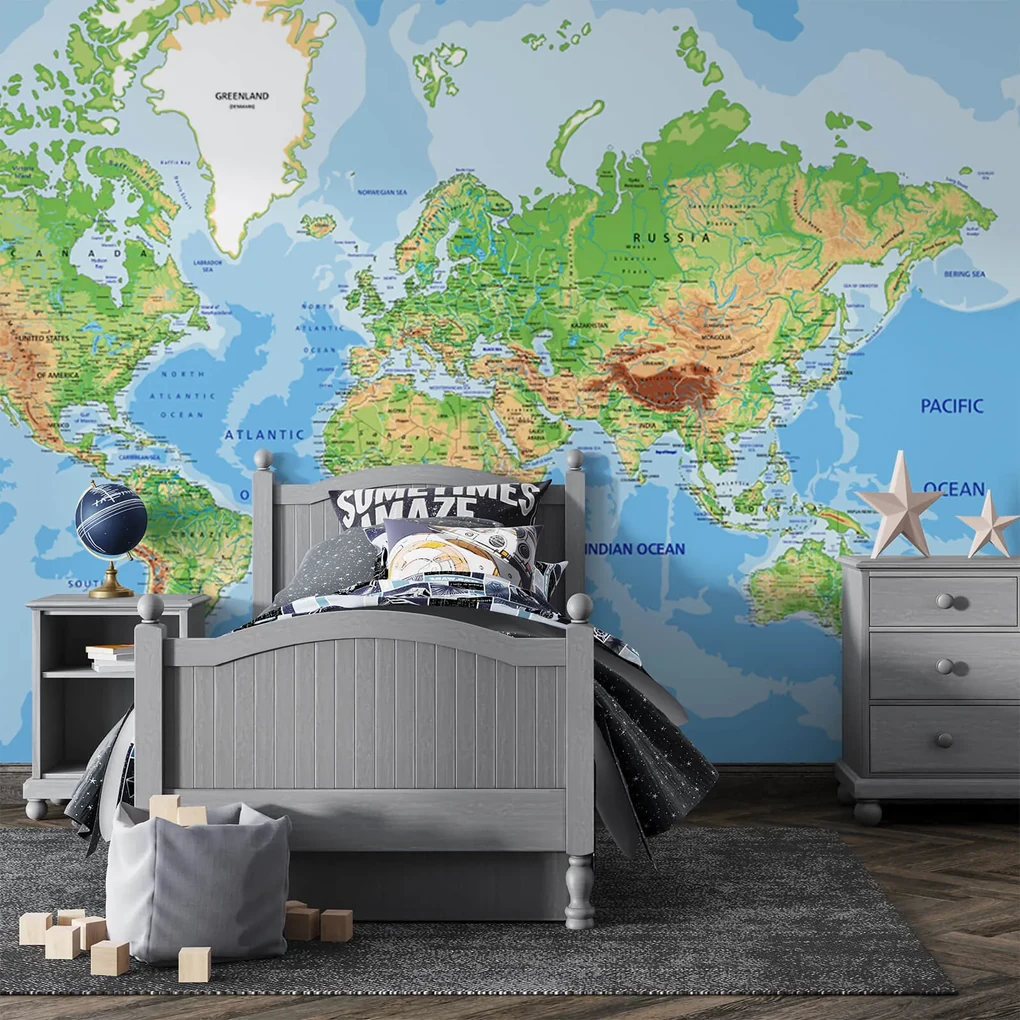 Tapet - Harta lumii | BIANO