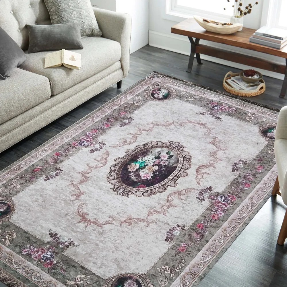 Covor colorat în stil vintage Lăţime: 60 cm | Lungime: 100 cm | BIANO