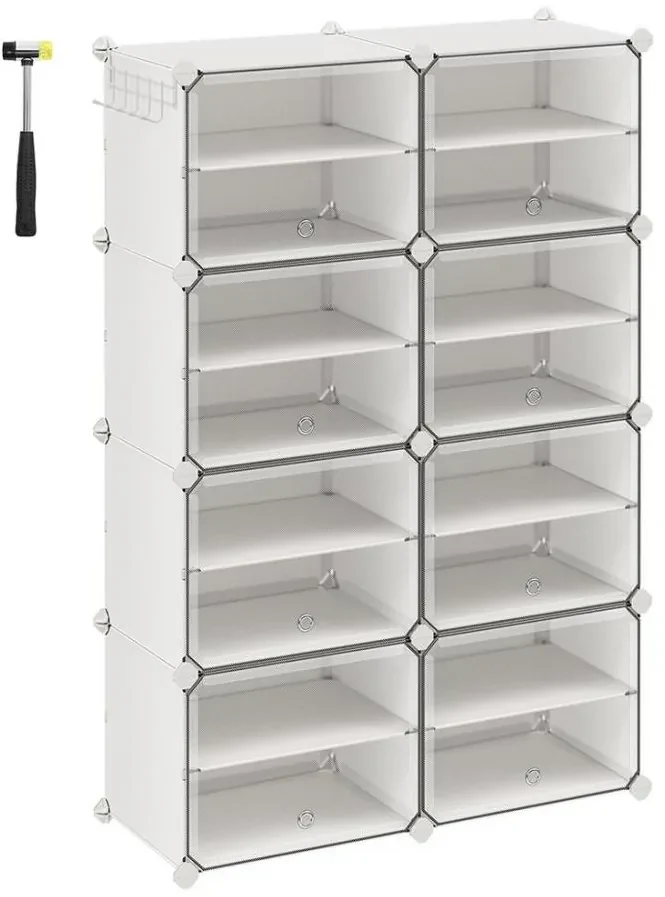 Raft modular cu compartimente BOXIFY, alb | BIANO