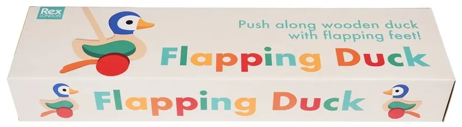 Jucărie din lemn Flapping Duck – Rex London | BIANO