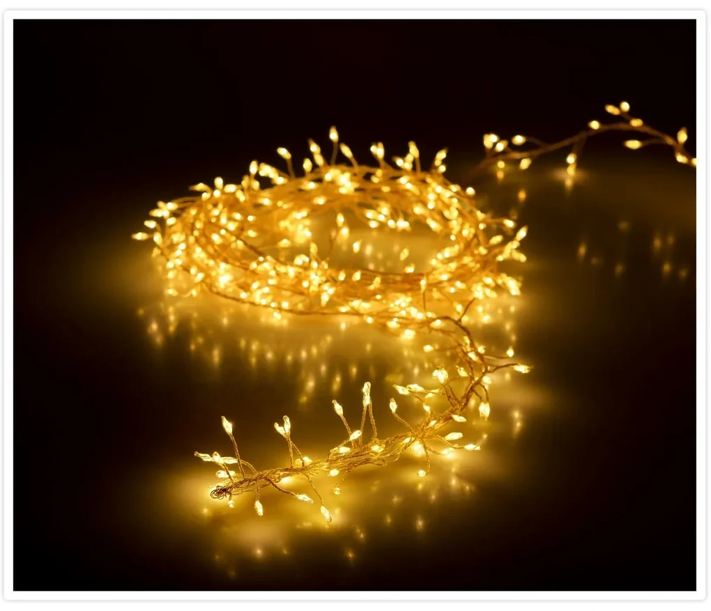 Instalație luminoasă de Crăciun Martiel, alb cald, 100 LED-uri | BIANO