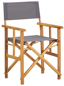 45951 vidaXL Scaun de regizor, lemn masiv de acacia | BIANO