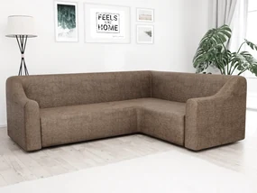 Husa elastica pentru coltar maro inchis Karo | BIANO