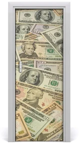 Autocolante pentru usi bancnote dolar | BIANO