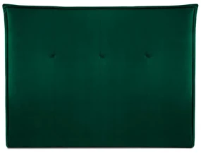 Tăblie de pat verde-închis 200x120 cm Monica – Milo Casa | BIANO